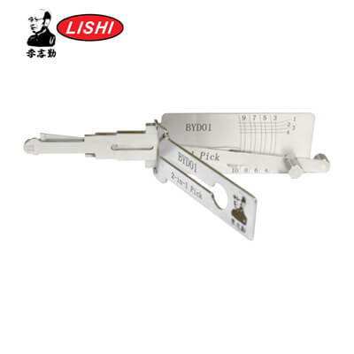 Original Lishi BYD01 2-in-1 Pick & Decoder for BYD Lishi Tool |ABKEYS