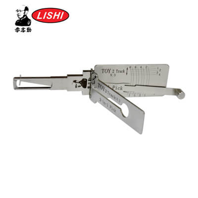 Original Lishi TOY2T Pick & Decoder for Toyota One Side Key Lishi Tool ...