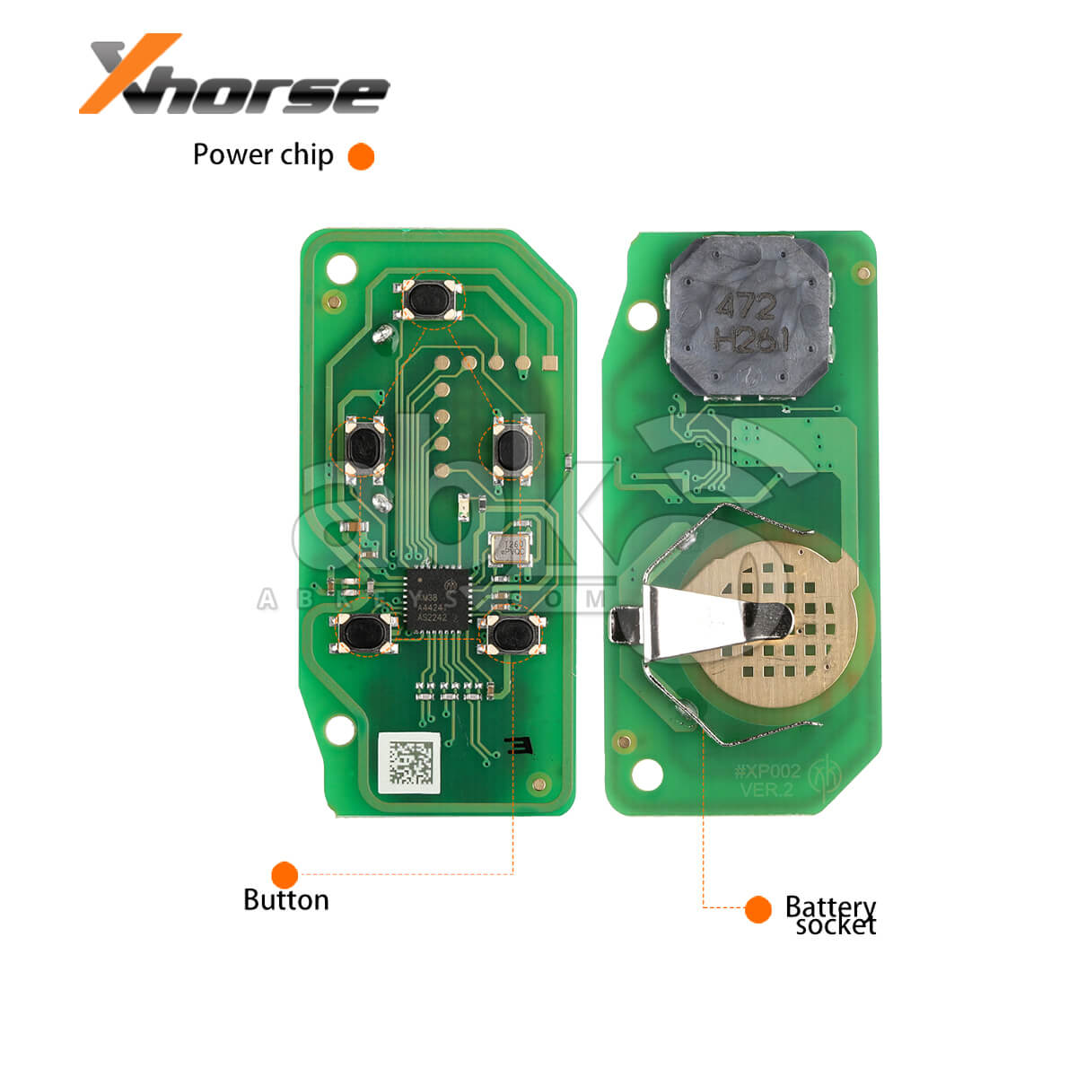 Xhorse Universal Smart Key XSLR01EN Land Rover Style XM38 |ABKEYS